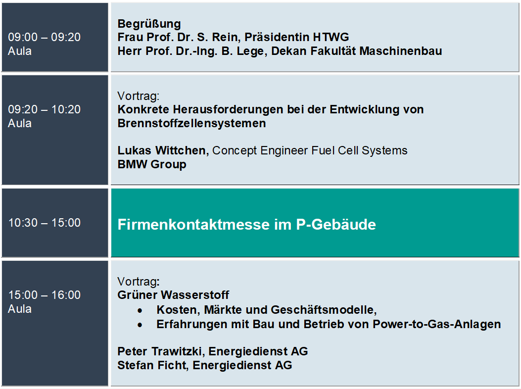 Hochschule Konstanz: Maschinenbautag